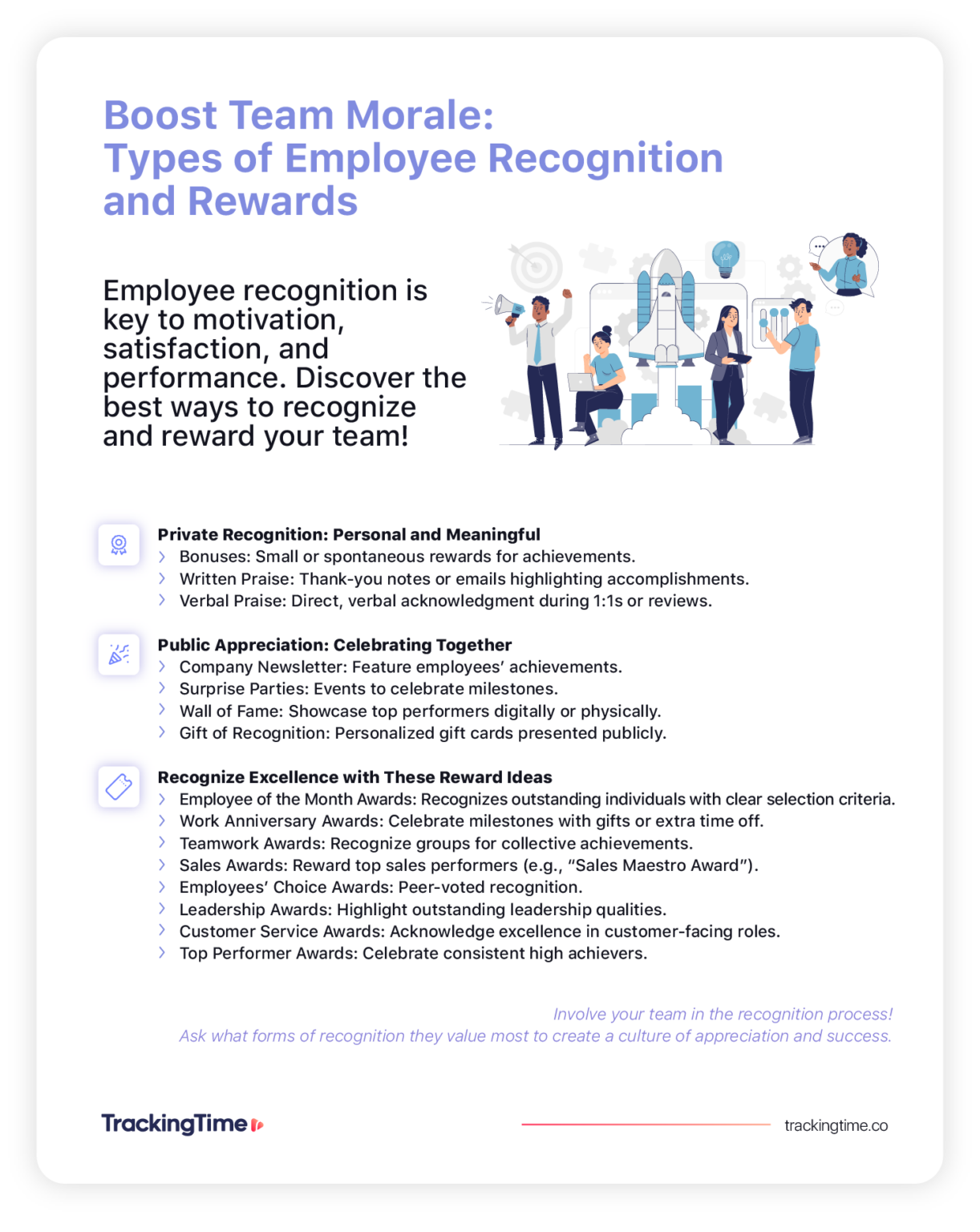10 Types of Employee Recognition and Rewards for Your Team