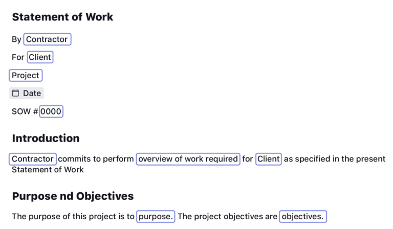 Statement of Work (SoW) — Ready-to-Use Templates & Examples