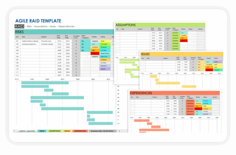 RAID Log for Project Management — 5+ Powerful Templates Inside